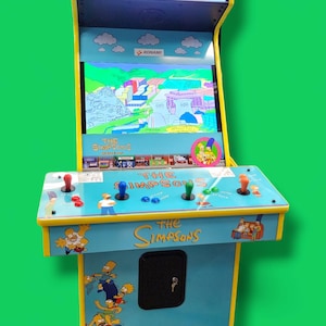 THE SIMPSONS Arcade Machine - Etsy