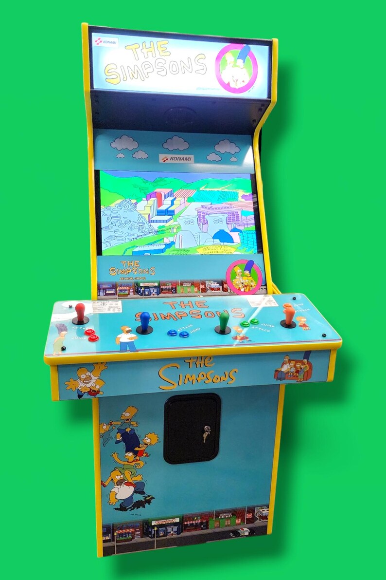 THE SIMPSONS Arcade Machine - Etsy