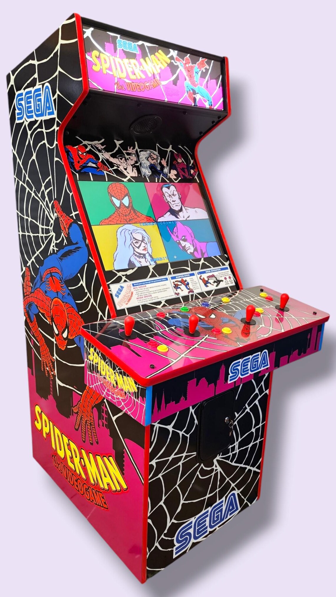 SPIDR-MAN the Video Game Arcade Machine - Etsy