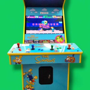 THE SIMPSONS Arcade Machine - Etsy