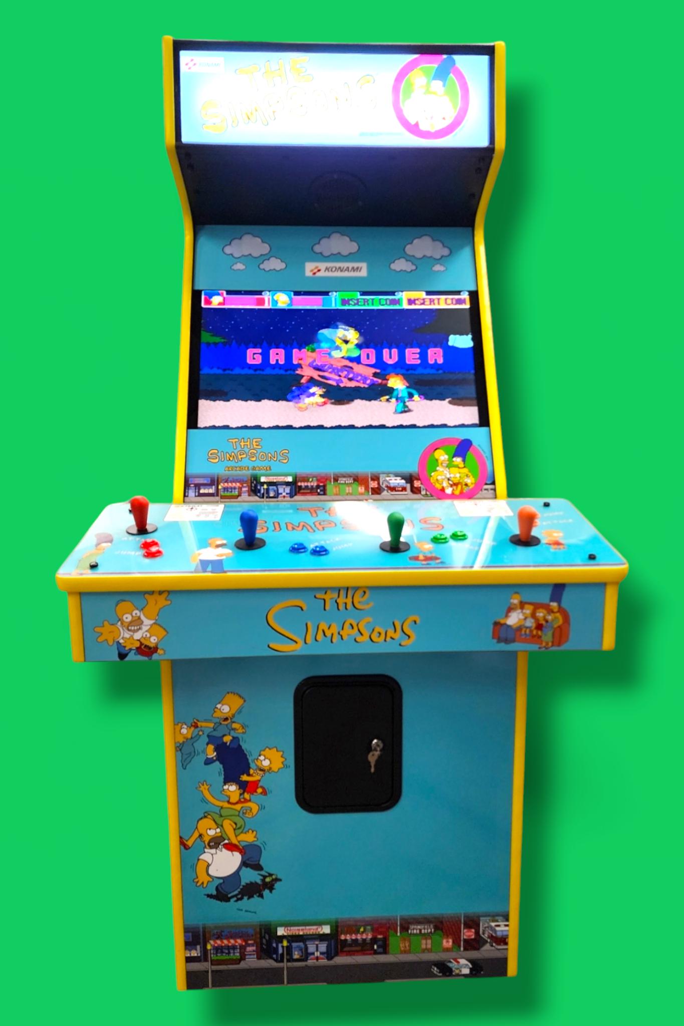 THE SIMPSONS Arcade Machine - Etsy