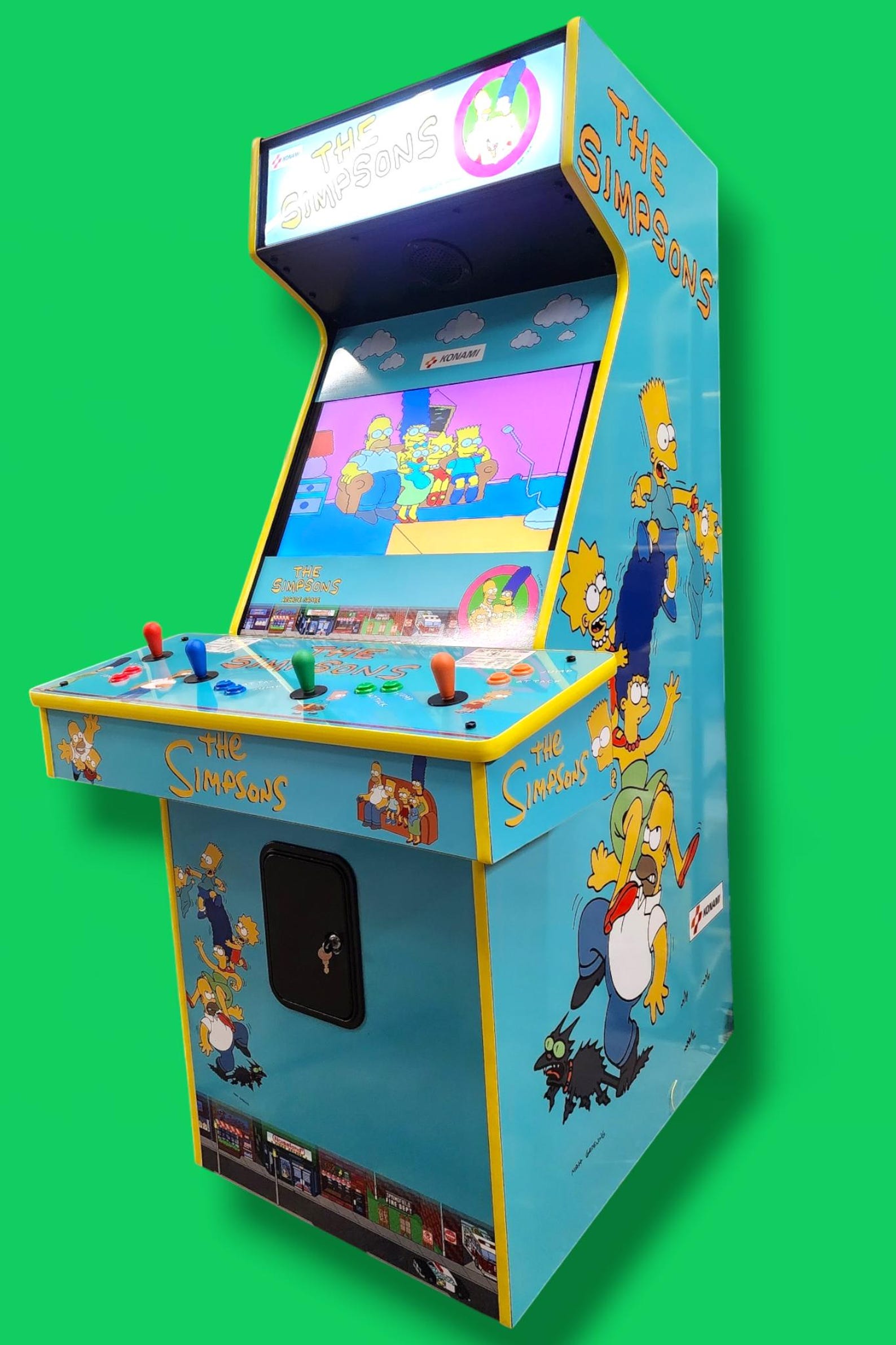 THE SIMPSONS Arcade Machine - Etsy