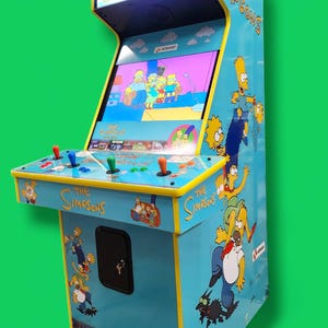 THE SIMPSONS Arcade Machine - Etsy