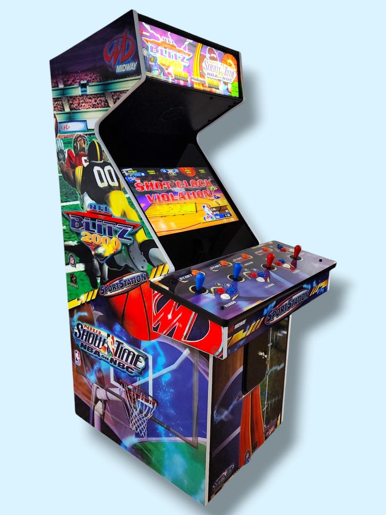 NFL Blitz / NBA Showtime Sportation Arcade Machine - Etsy