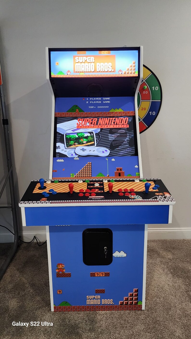 Super Mario Arcade Machine - Etsy