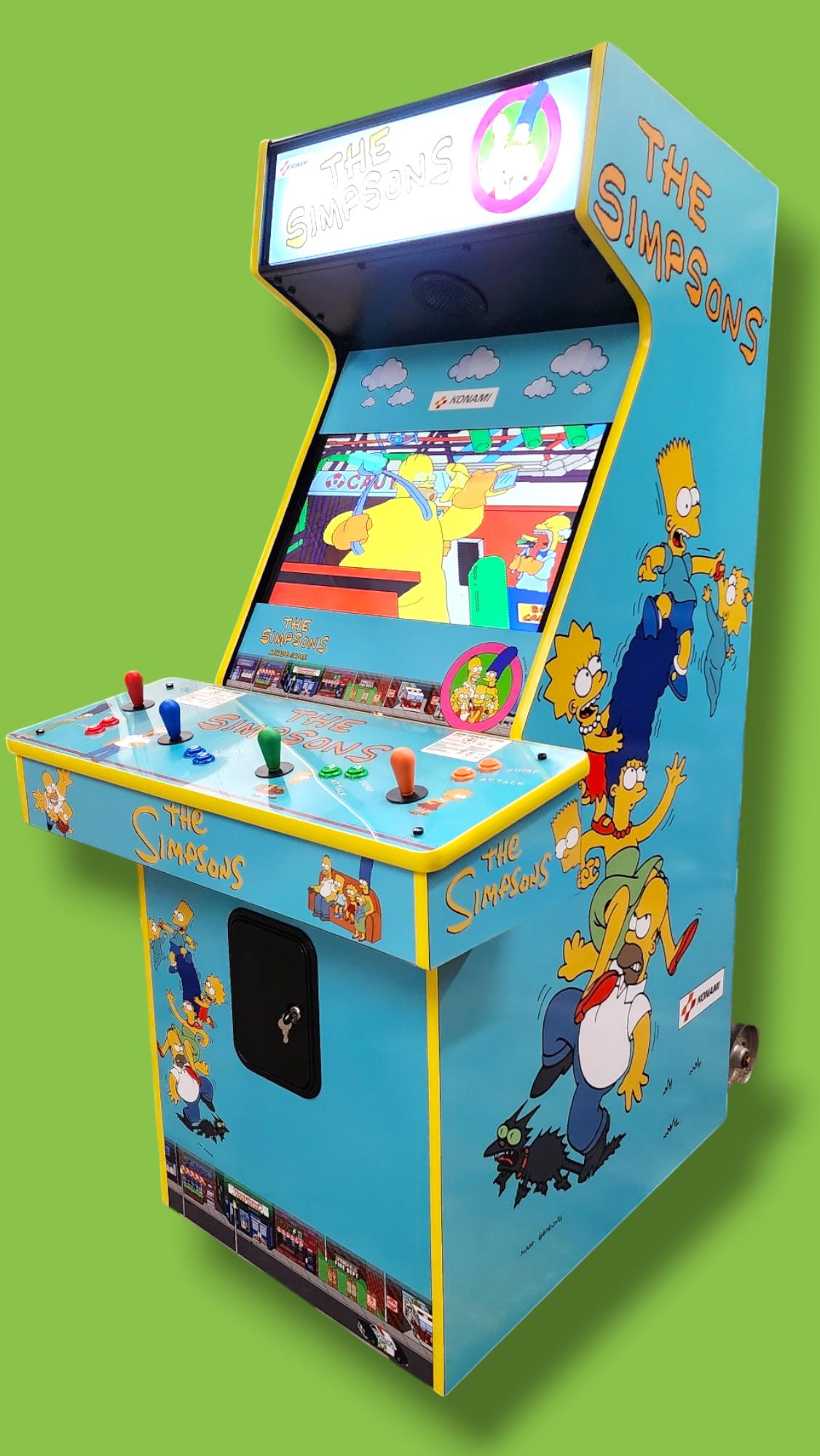 THE SIMPSONS Arcade Machine - Etsy