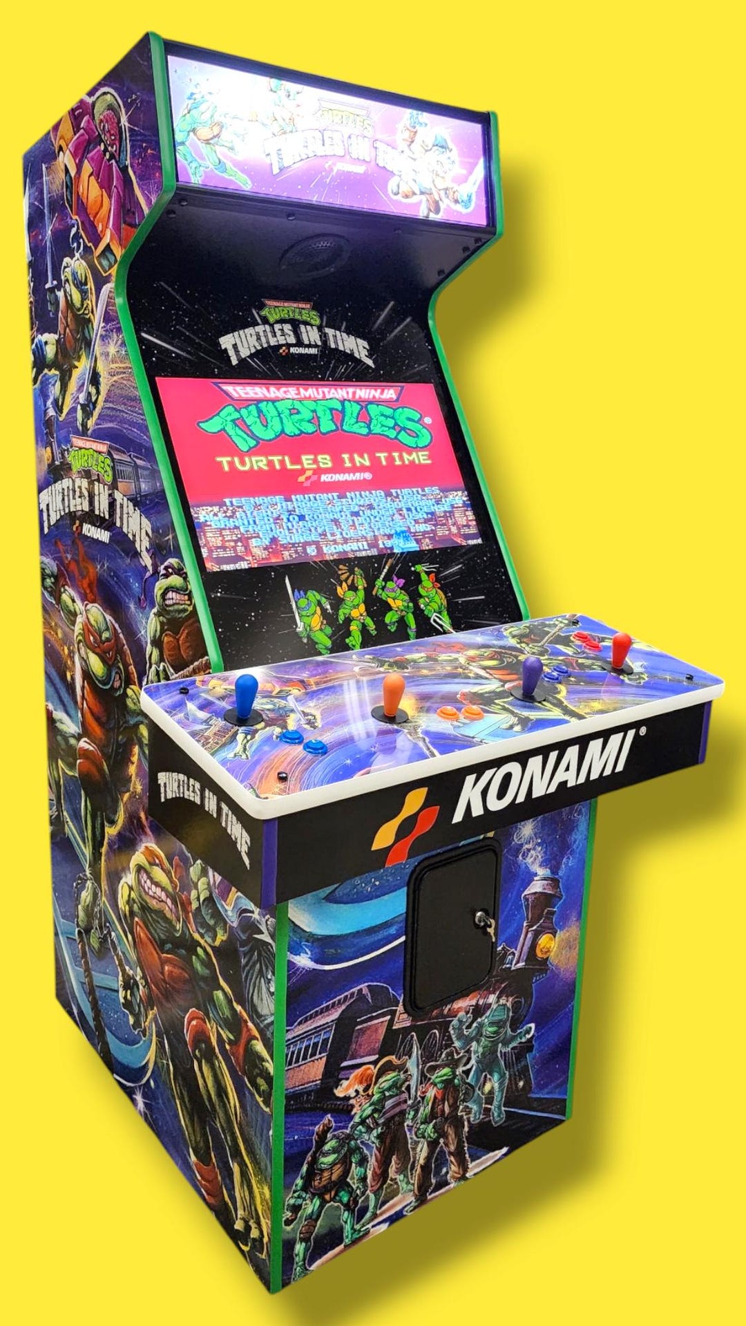 TURTLES IN TIME Arcade Machine - Etsy