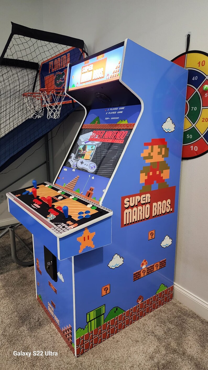 Super Mario Arcade Machine - Etsy