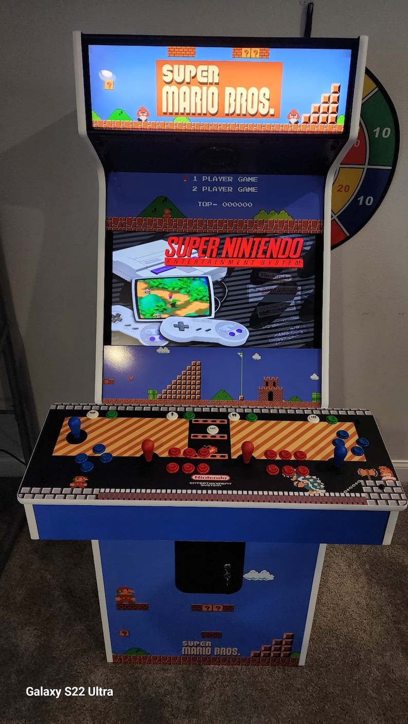 Super Mario Arcade Machine - Etsy
