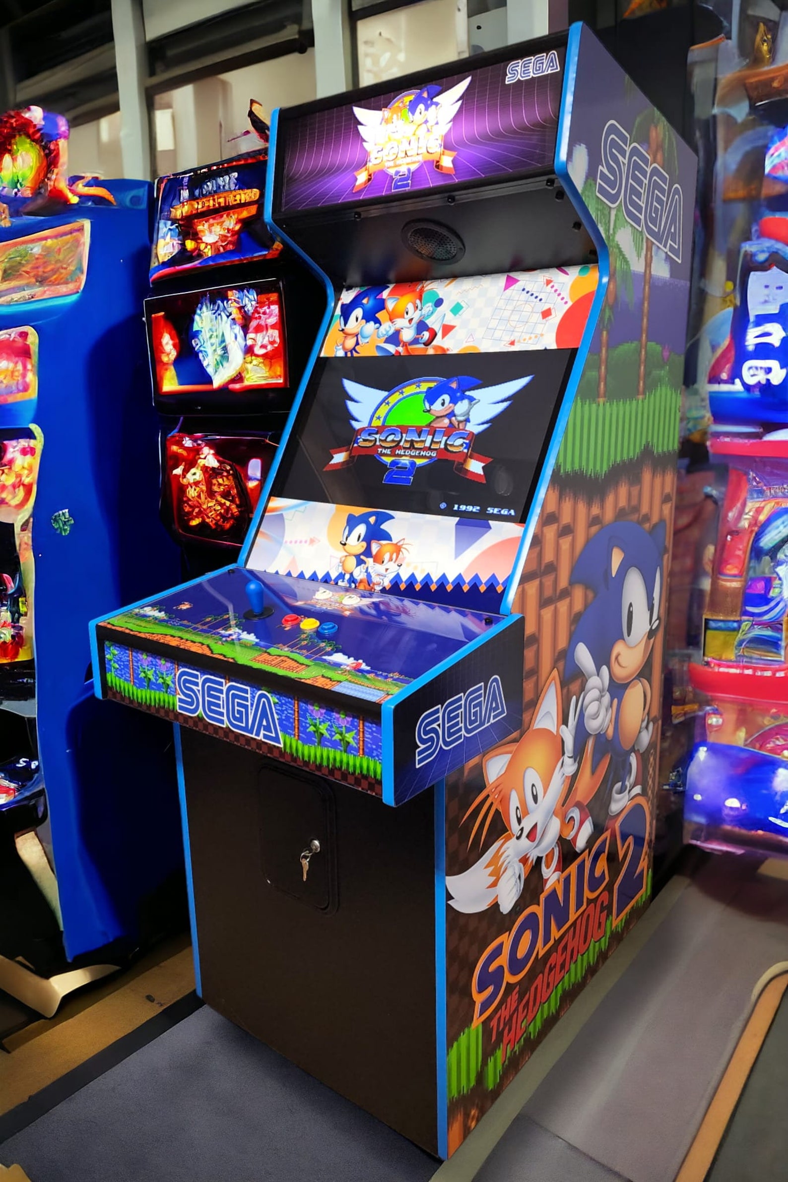 Sonic the Hedgehog 2 Arcade Machine - Etsy