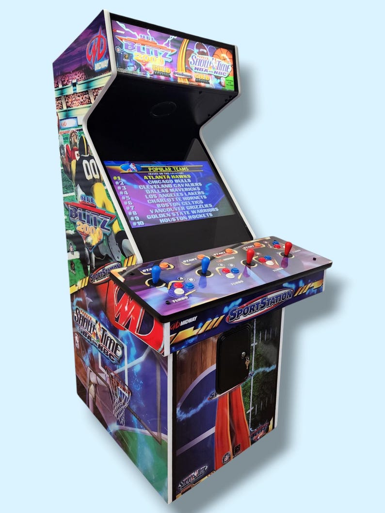 NFL Blitz / NBA Showtime Sportation Arcade Machine - Etsy