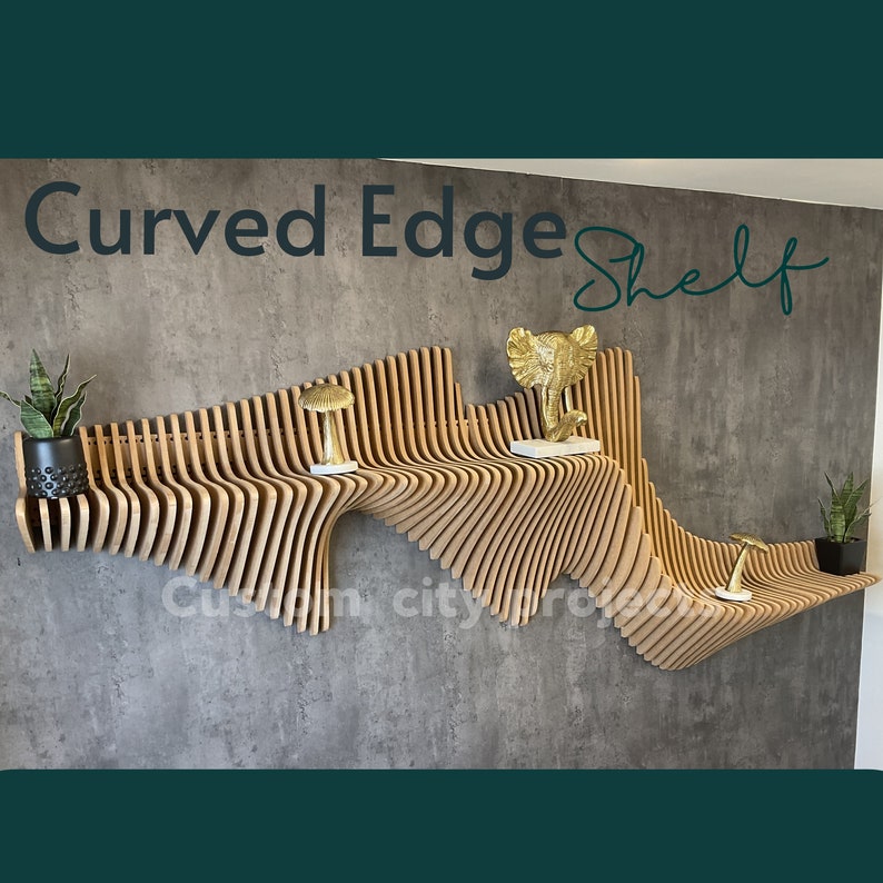 Floating Shelf, Parametric Shelf, Decorative Shelf, Wall Decoration ...