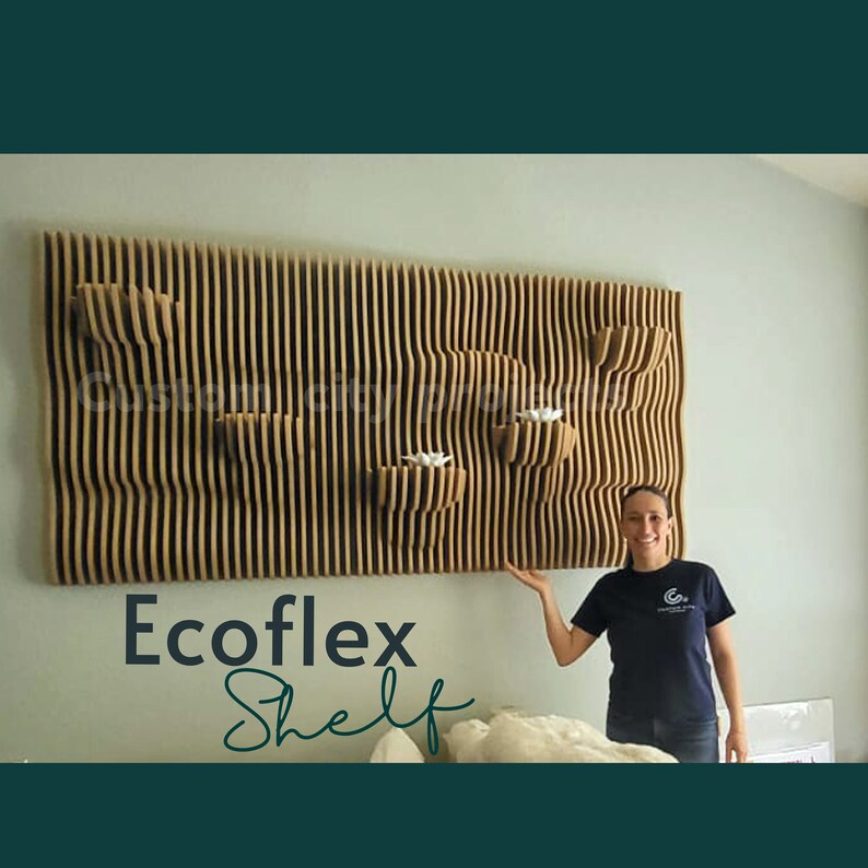 Floating Shelf, Parametric Shelf, Decorative Shelf, Wall Decoration ...