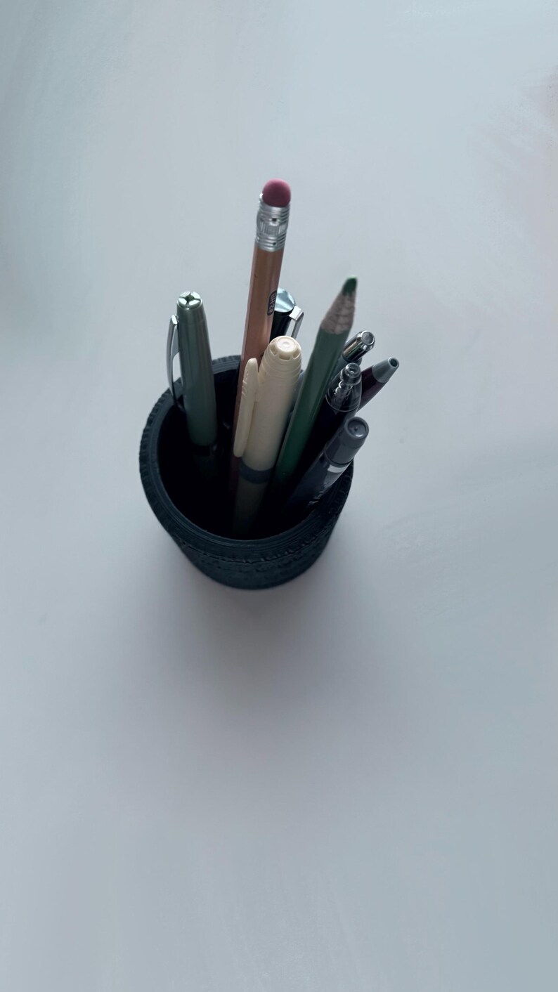 3D Printed Tire Stack Pencil Holder - Etsy