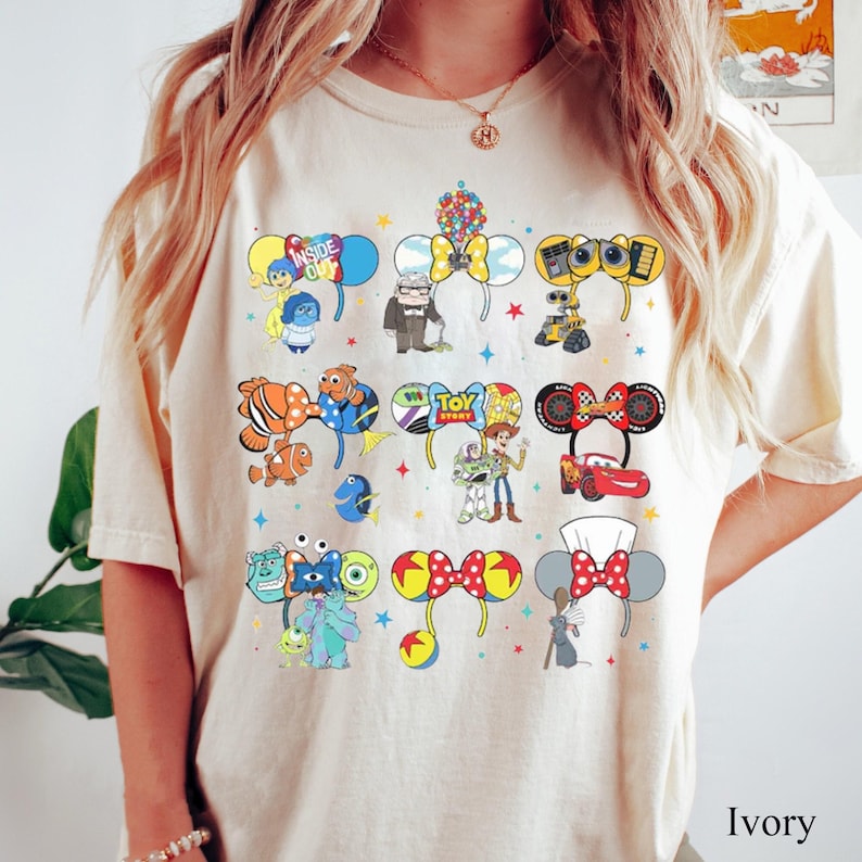 Pixar Movie Shirt, Pixar Shirt, Pixar Characters Shirt, Toy Story ...