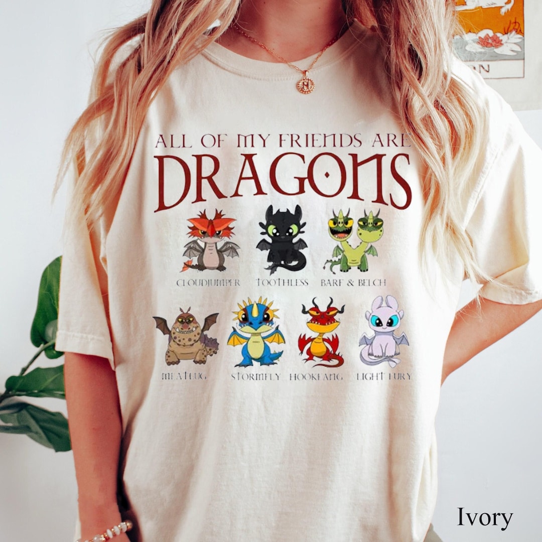How to Train Your Dragon Comfort Colors Shirt, Toothless Dragon Shirt ...