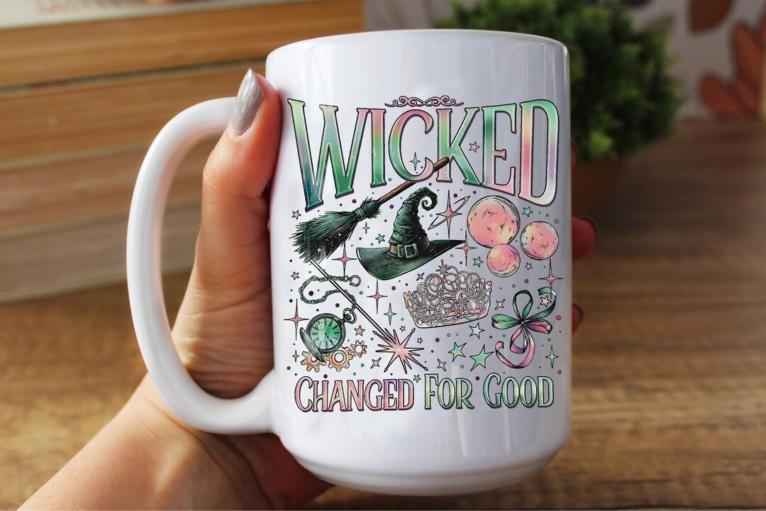 Wicked Ceramic Mug, Wicked Defy Gravity Mug, Wicked Changed for Good ...
