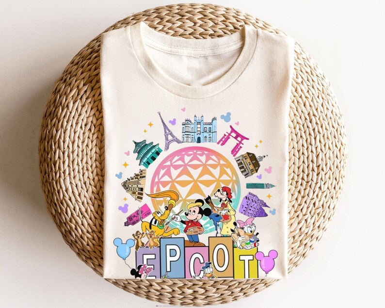 Epcot Festival Arts Comfort Colors Shirt, Epcot Center Shirt, Epcot ...