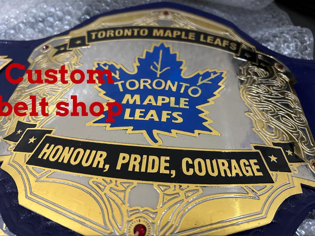 Toronto Maple Leaf Wrestling Belt Adult Size - Etsy
