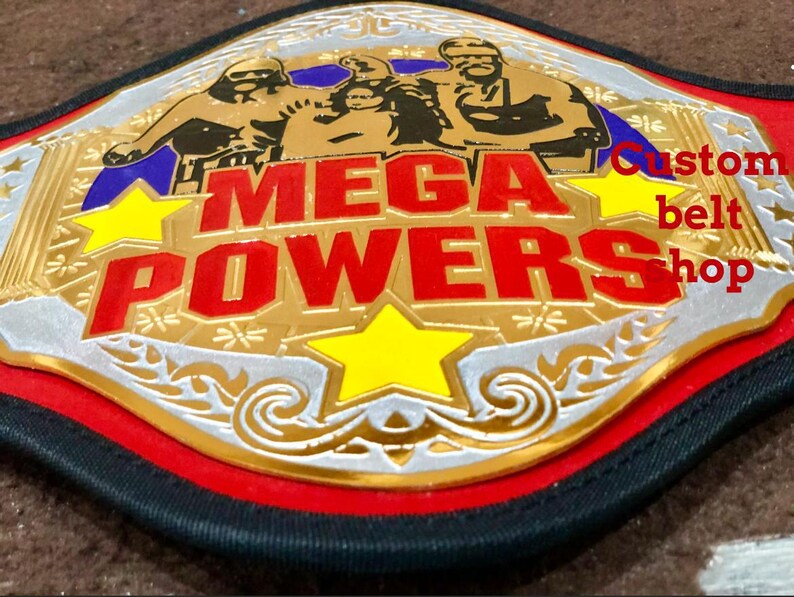 Mega Power Randy Savage Wrestling Championship Belt Adult Size - Etsy