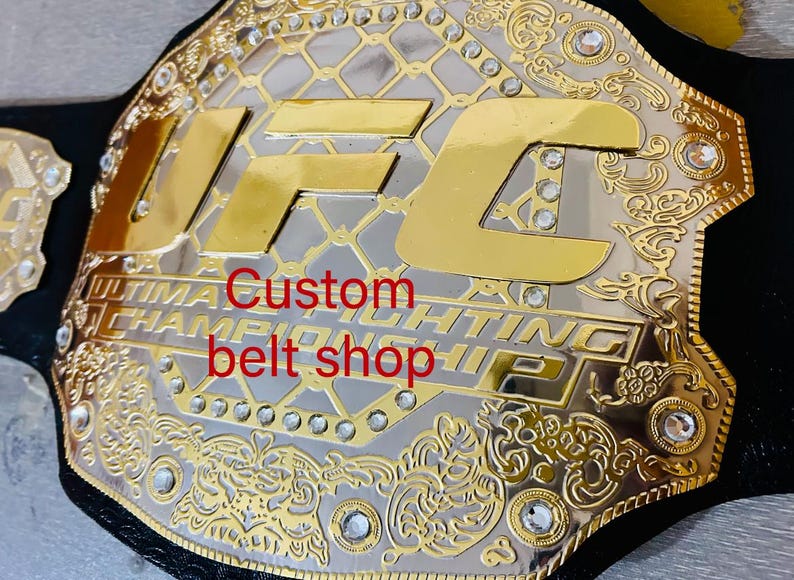 UFC Ultimate Fighting Wrestling Championship Belt Adult Size - Etsy