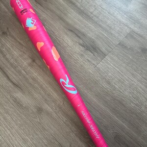Durable Plastic Customized/wrapped Baseball Bats- 2025 Pink Iconic ...