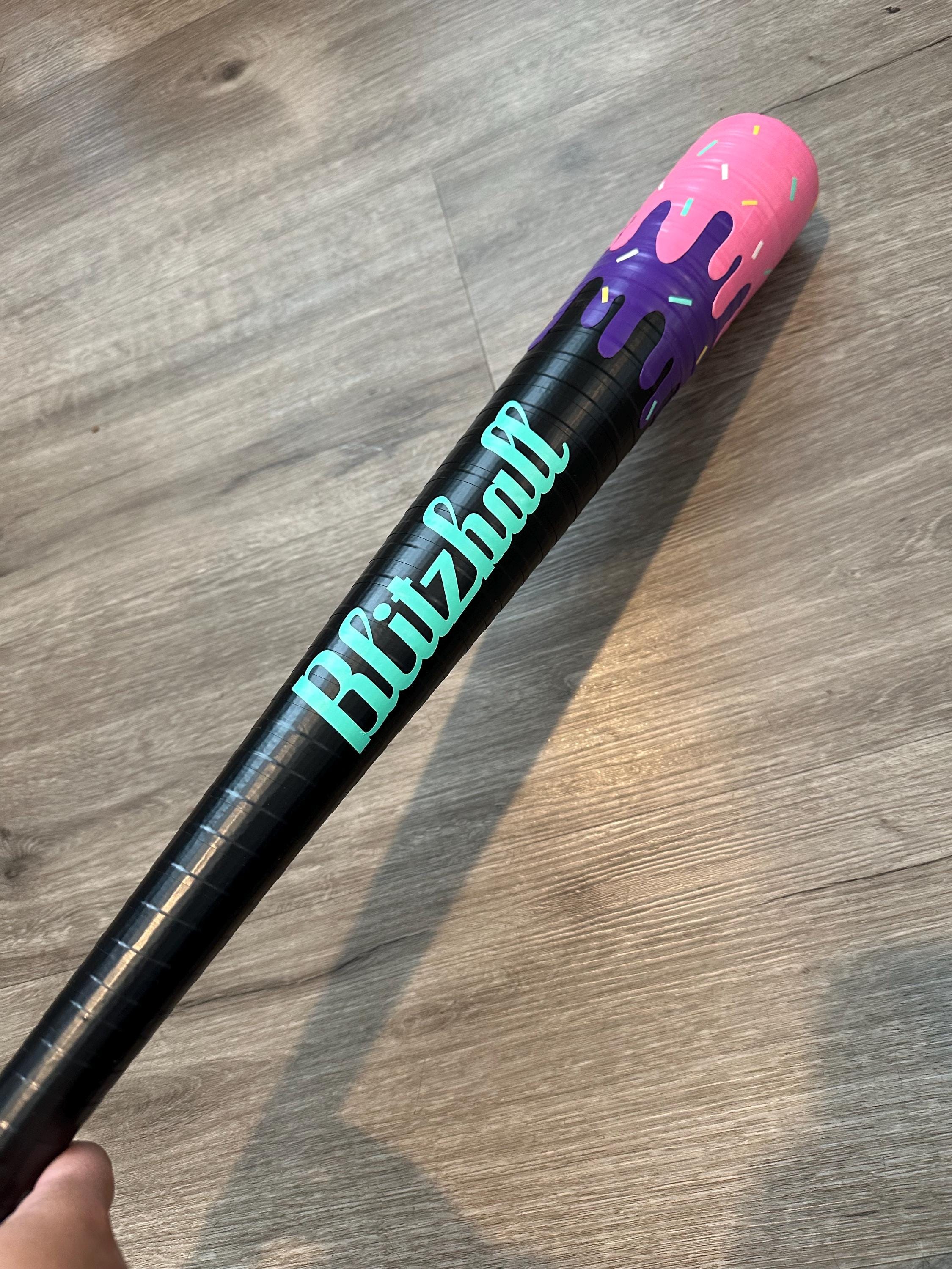Durable Plastic Customized/wrapped Baseball Bats- Ice Cream Design - Etsy