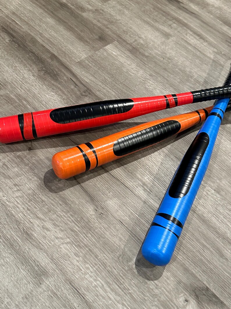 Durable Plastic Customized/wrapped Baseball Bats- Crayon Design - Etsy