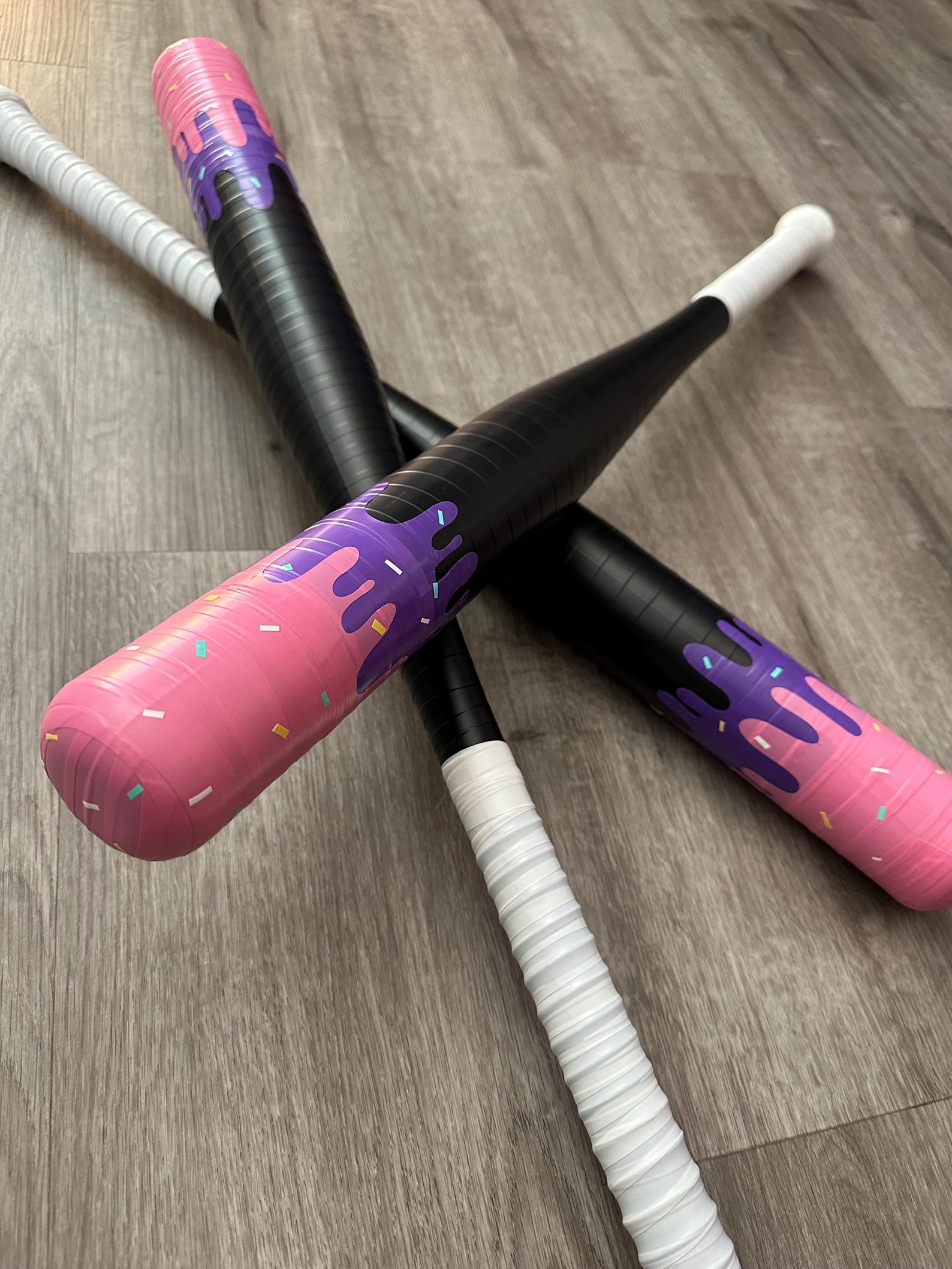 Durable Plastic Customized/wrapped Baseball Bats- Ice Cream Design - Etsy