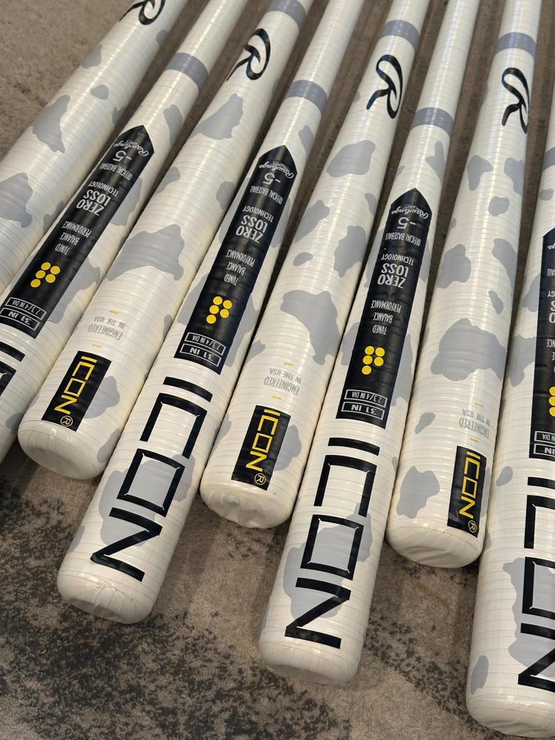 Durable Plastic Customized/wrapped Baseball Bats- 2025 Iconic Design - Etsy