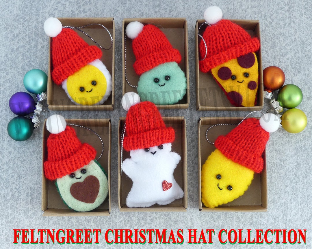 Matchbox Christmas Hat Pun Gift Collection, Cute Felt Gift, Love Gift ...