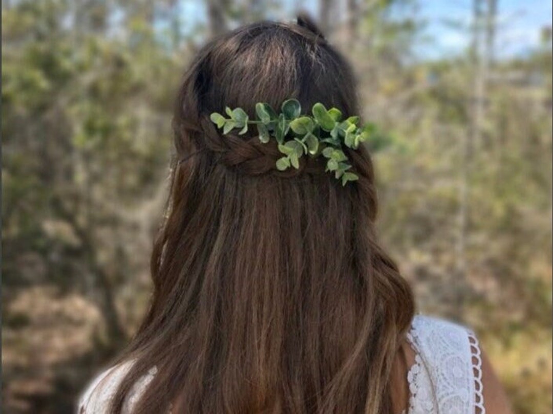 Eucalyptus Hair Pins Greenery Hair Pins Bridal Hair Pins Greenery Hair ...