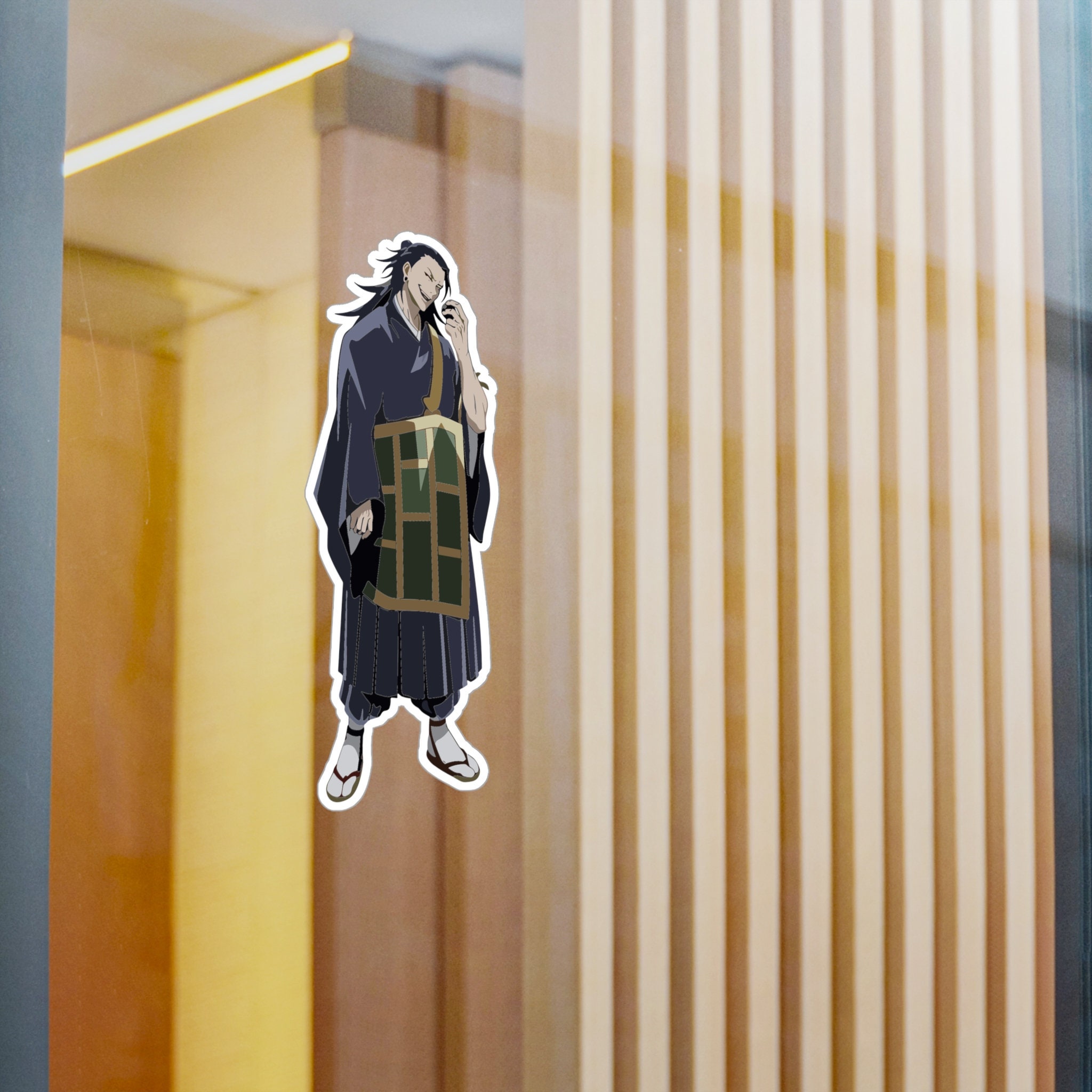 Suguru Geto Vibrant Vinyl Decal, Kiss-cut Vinyl Sticker, JJK - Etsy