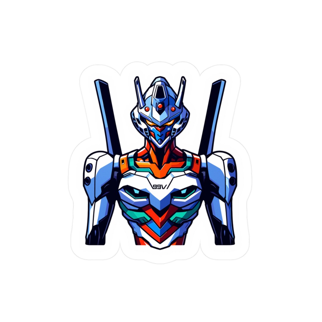 Unit-00 Beautiful Vinyl Decal, Kiss-cut Vinyl Sticker, Neon Genesis ...