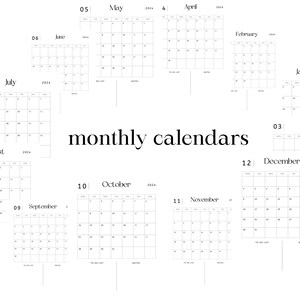 Basic Online Printable Planner Set - Etsy