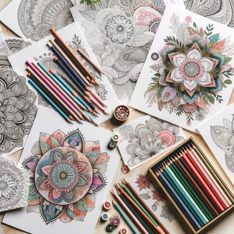 Color Your World: Lovely Coloring Pages for Children / Instant Digital ...