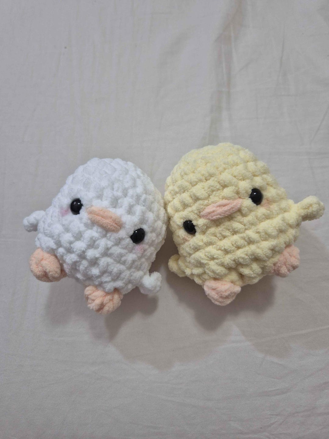 Adopt a Cute Crochet Baby Chick or Duck Plush – Handmade Fluffy ...