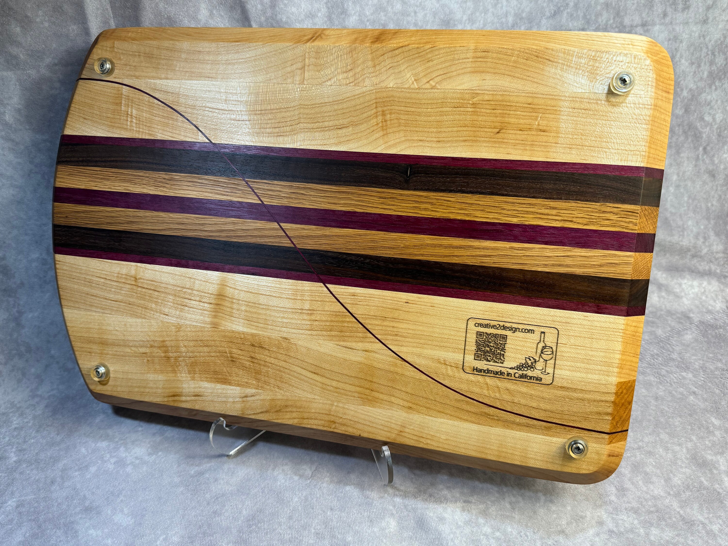 Premium Hard Maple and Exotic Wood Cutting Board - Etsy