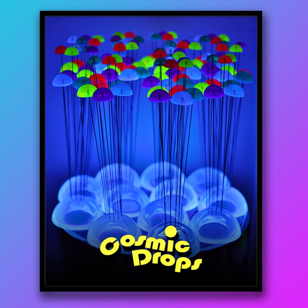 Cosmic Drops Poster - Etsy