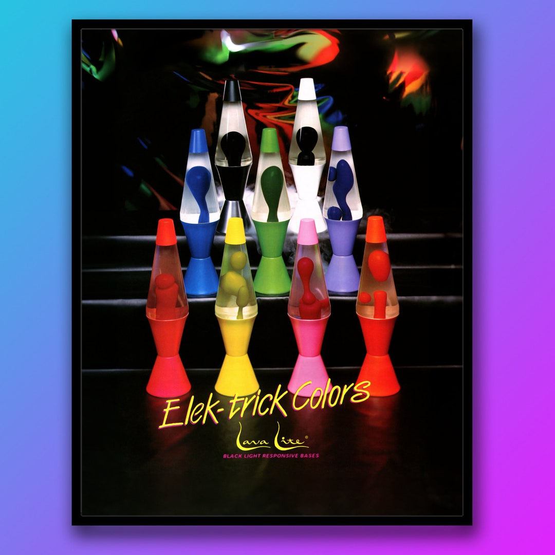 Elek-trick Lava Lamp Poster - Etsy