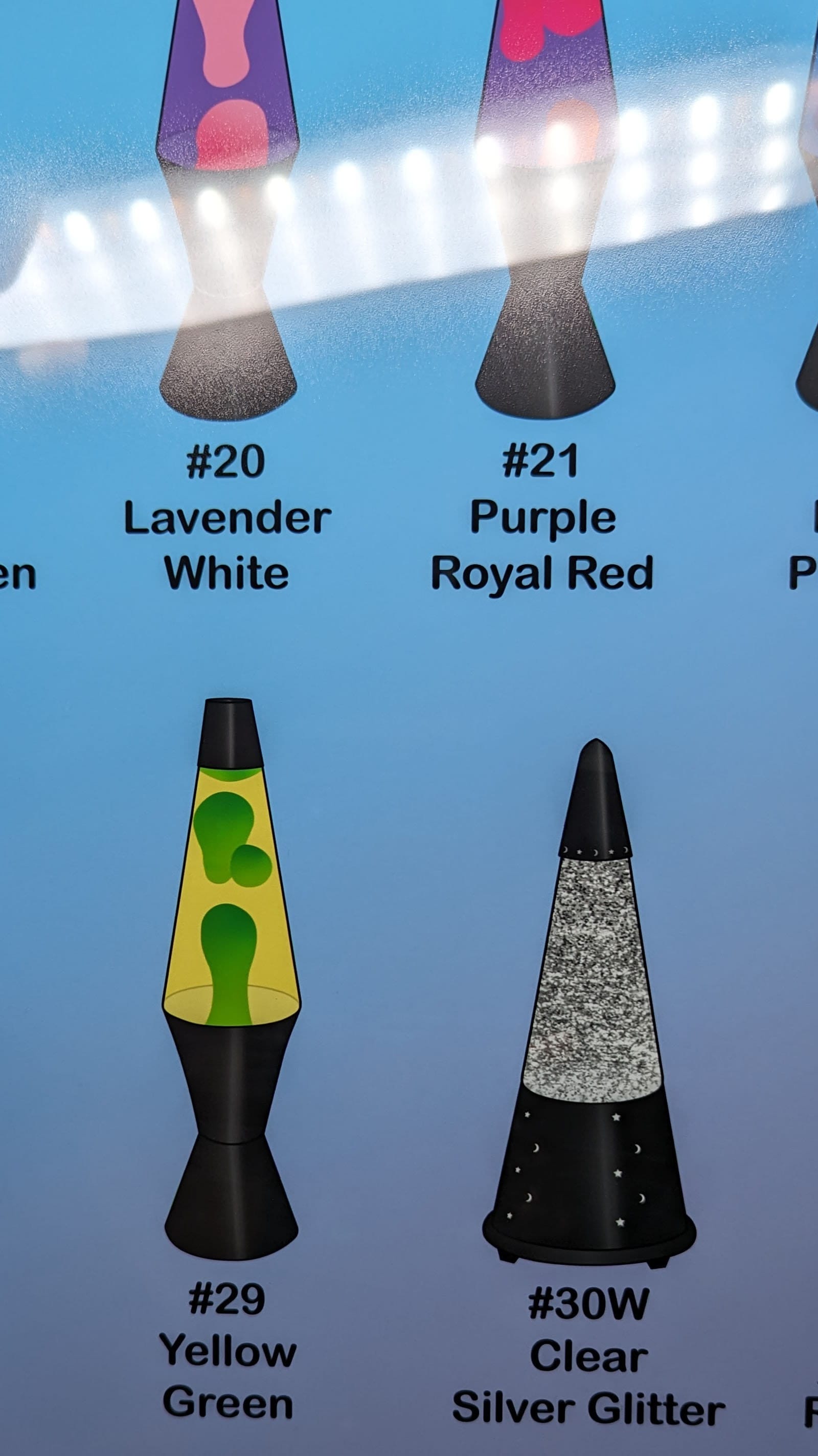 Lava Library 1992-2004 Lava Lamp Color Code Poster - Etsy