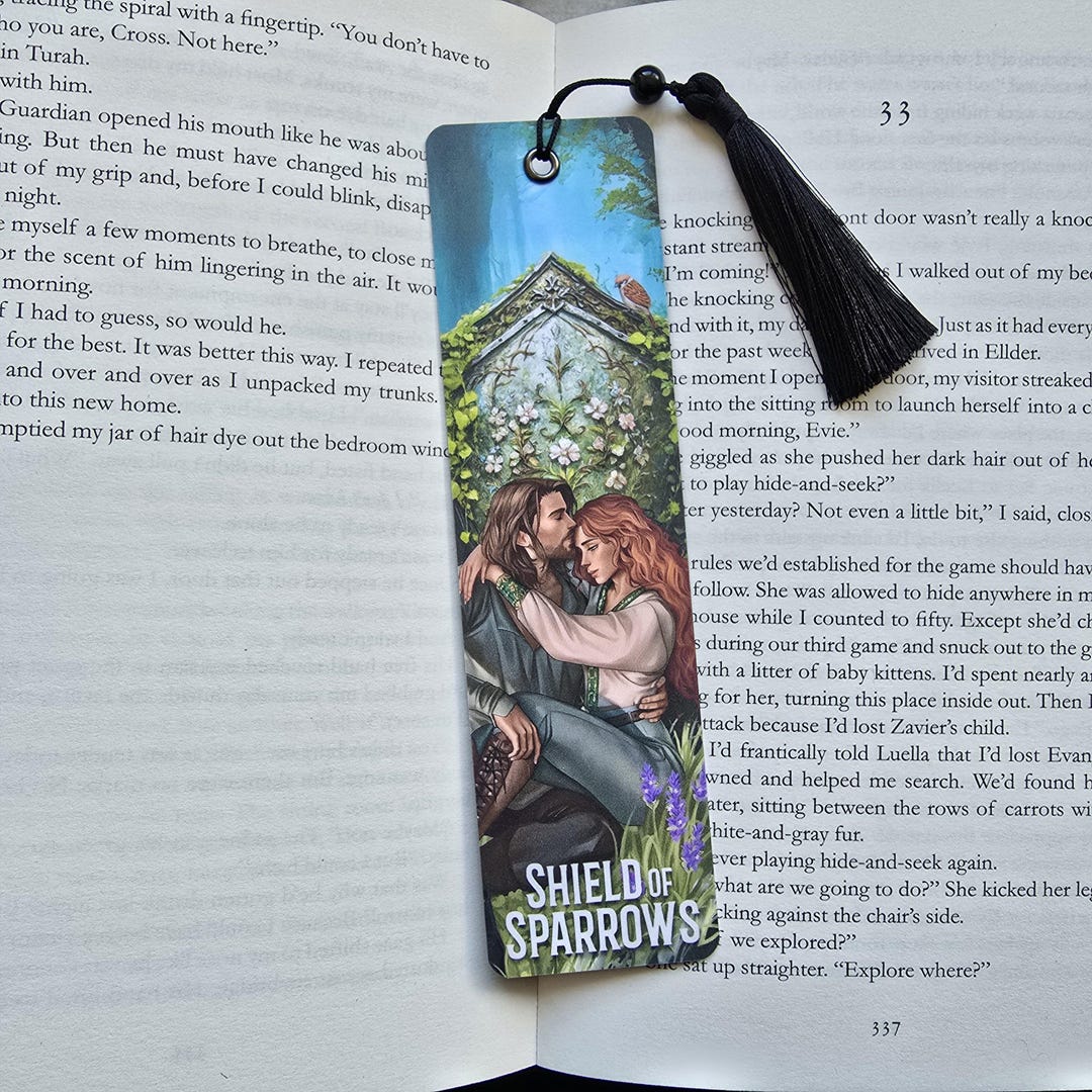 Shield of Sparrows - Odessa and Ransom - Devney Perry - Bookmark - Etsy