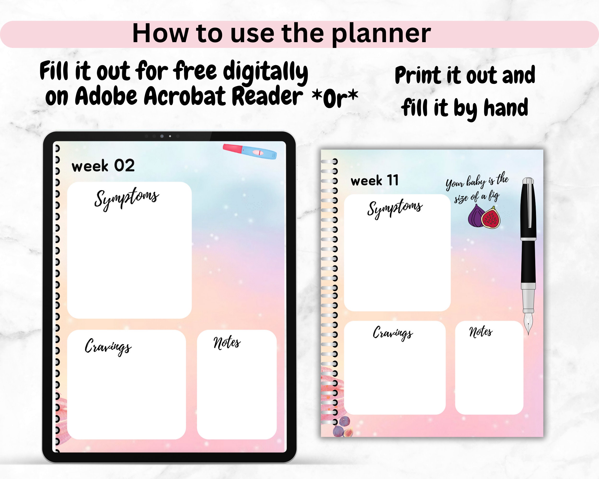 Digital Pregnancy Planner| Digital Maternity| Pregnancy Journal ...