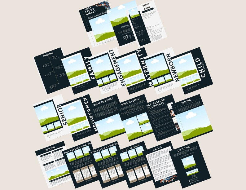 2024 Photography Information Guide CANVA TEMPLATE - Etsy