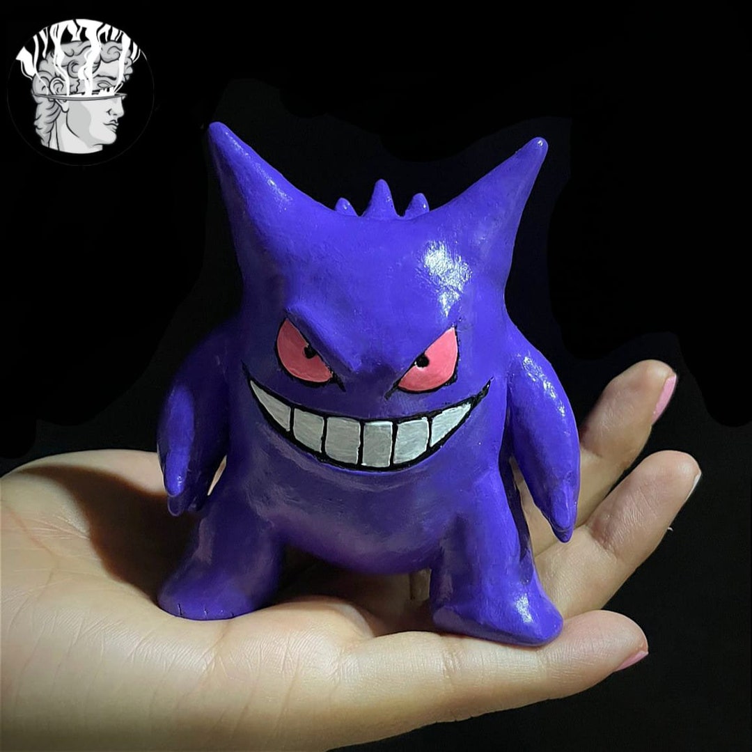Gengar Pipe, Tobacco Pipe, Pokemon, Handmade, Crafts, Sculpture ...