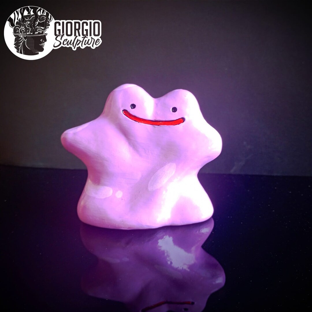 Ditto Pipe, Tobacco Pipe, Pokemon, Handmade, Crafts, Sculpture ...
