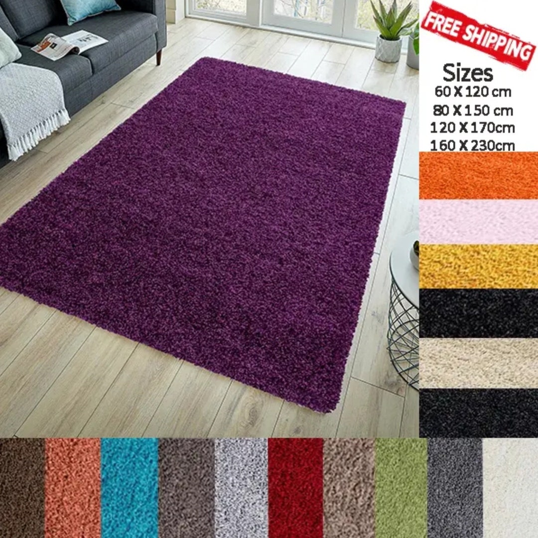 Shaggy Rug Small Large Modern Rugs Living Room Extra Large Small Medium ...