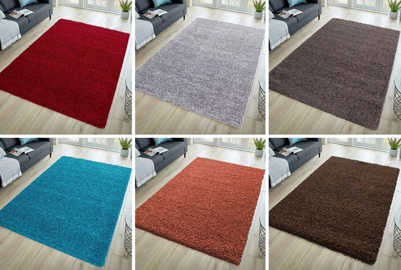 Shaggy Rug Small Large Modern Rugs Living Room Extra Large Small Medium ...