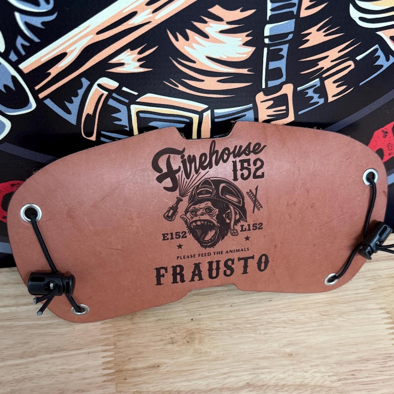 Firefighter SCBA Leather Mask Cover Protector | MSA G1 Scott AV-3000 - Etsy