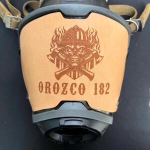 Firefighter SCBA MSA Leather Mask Cover Protector | MSA G1 - Etsy